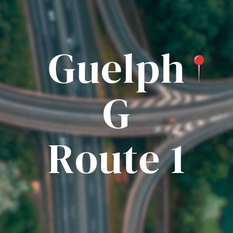 Guelph Drive Test Centre Routes - GrayJays Driving School