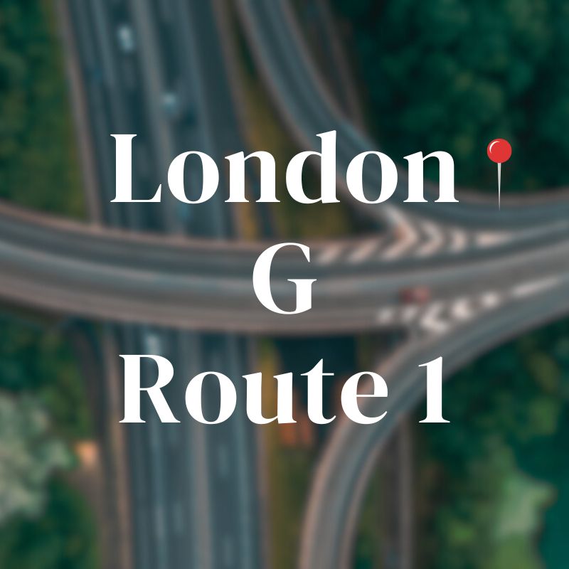 London G Route1 Drive Test Centre Routes - GrayJays Driving School